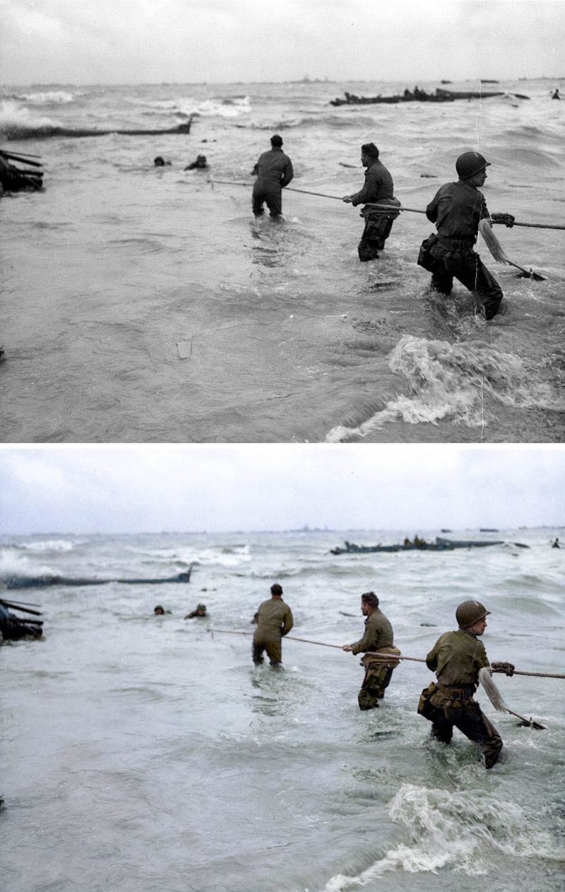 D-Day landings in colour - BBC News