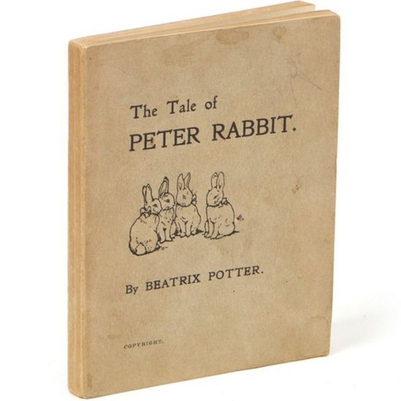 First edition of The Tale of Peter Rabbit sells for £43k at auction ...