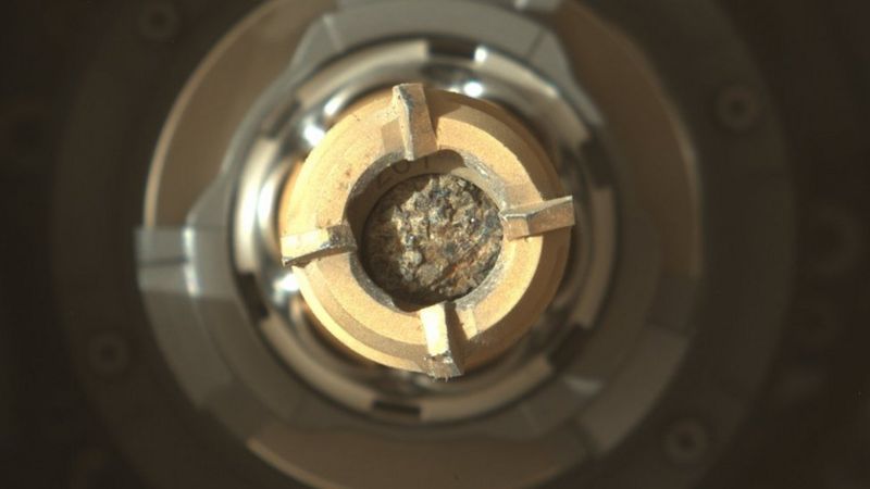 Perseverance: Mars rock sample deposited for Earth return - BBC News