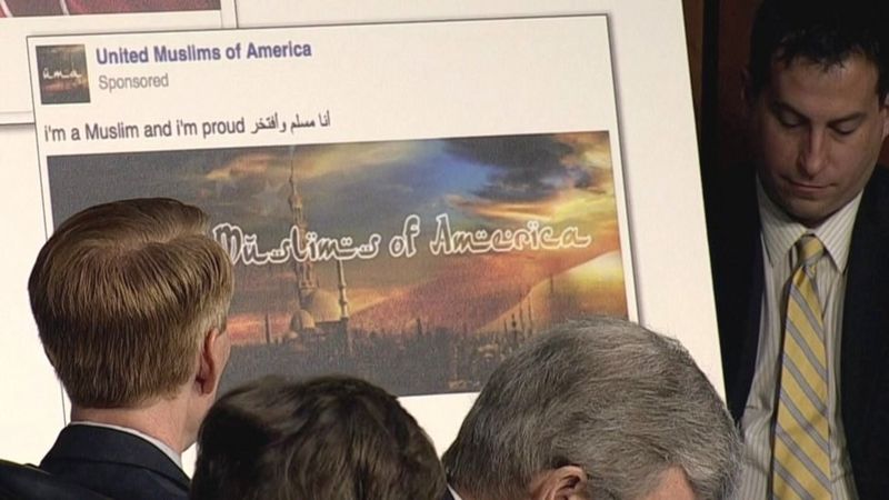 Social-media images shown as evidence of 'Russian trolls' - BBC News