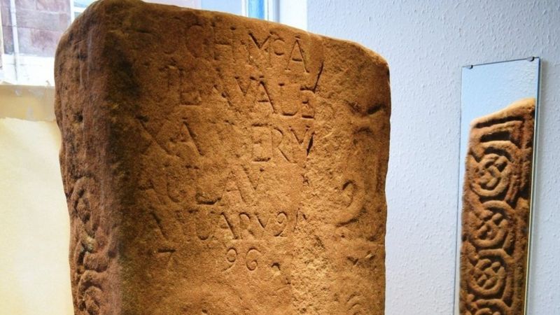 Pictish carved stone discovered in Highland graveyard - BBC News
