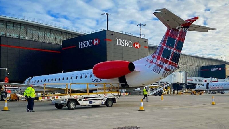 Scottish airline Loganair goes on the market - BBC News