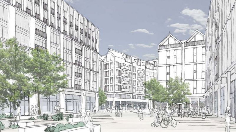 Norwich: Anglia Square redevelopment to take eight years - BBC News