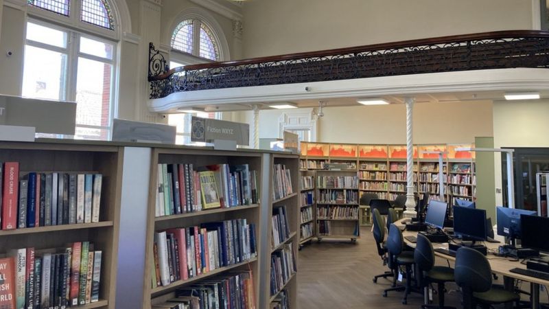 Historic Tunstall Town Hall reopens after major revamp - BBC News