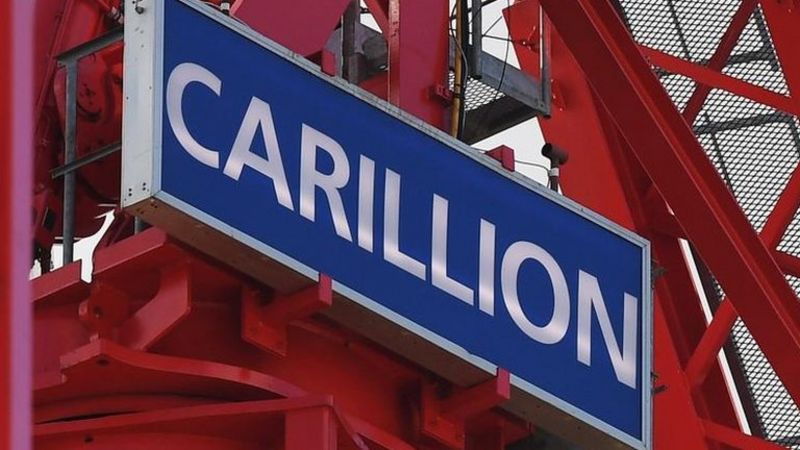 Carillion collapse to cost taxpayers £148m - BBC News