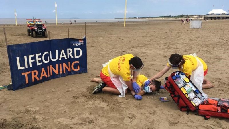 Lifeguards expecting 'exceptionally busy' summer - BBC News