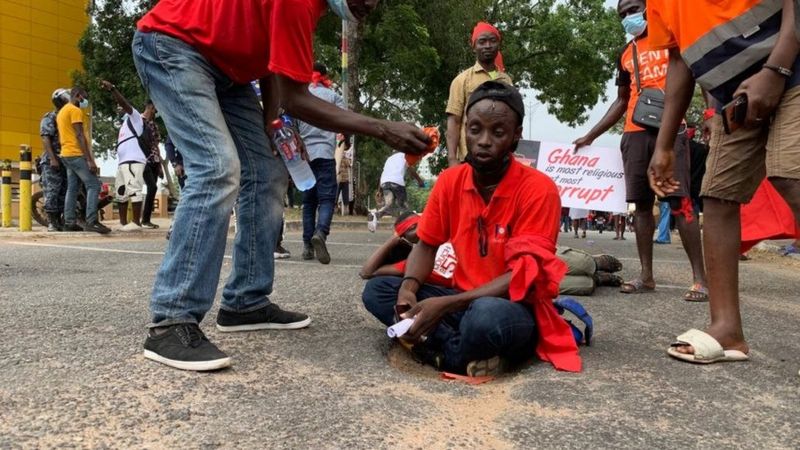 Fix The Country Ghana: Ghanaians hit de streets with protest today, see ...