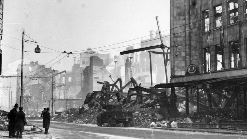 Map of Portsmouth Blitz bombings created to mark 80th anniversary - BBC ...