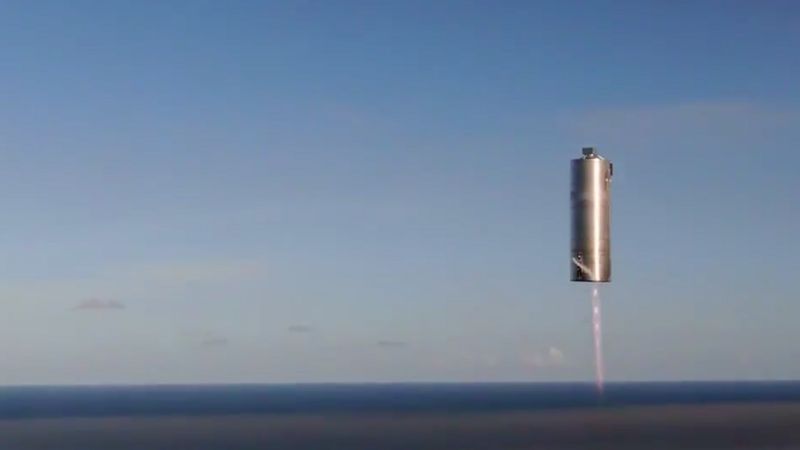 SpaceX: Musk's 'Mars ship' prototype aces 150m test flight - BBC News