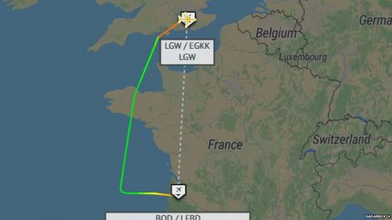 EasyJet flight diverted due to disruptive passengers - BBC News