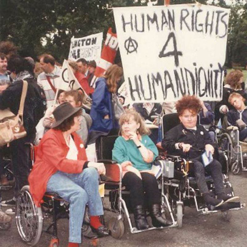 When disabled people took to the streets to change the law - BBC News