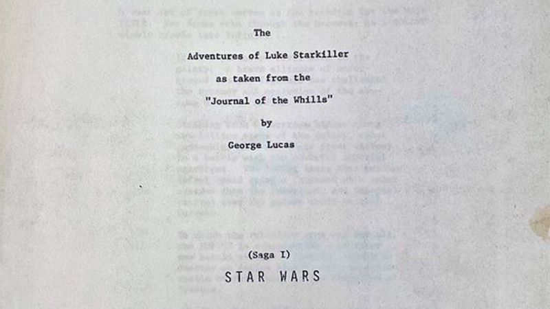 Harrison Ford's Star Wars script sells for £10,000 at auction - BBC News