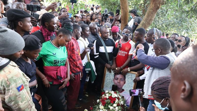 Brian Chira: TikTok star's funeral left Kenyans shocked - BBC News