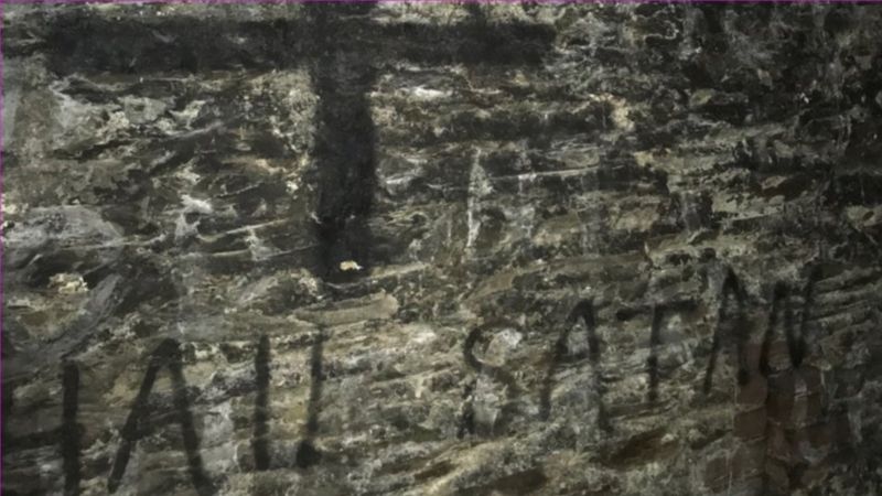 Plymouth Satanic graffiti 'work of pranksters', says Satanist high ...