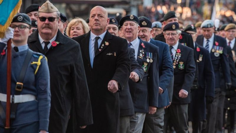 Charge plan for Shropshire Remembrance parades dropped - BBC News