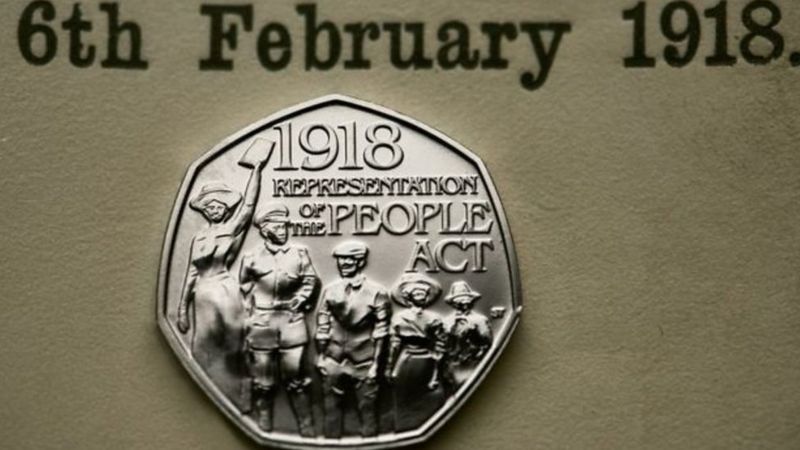 Women's suffrage: New coin to mark 100 years of voting - BBC News