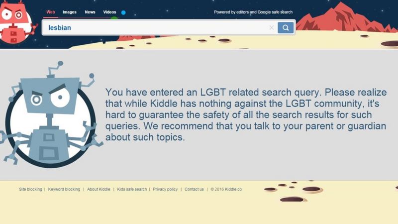 Kiddle search engine for children causes controversy - BBC News