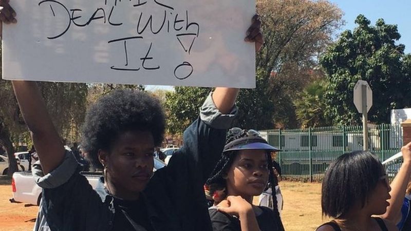 South Africa 'racist' coffin victim 'scared for his life' - BBC News
