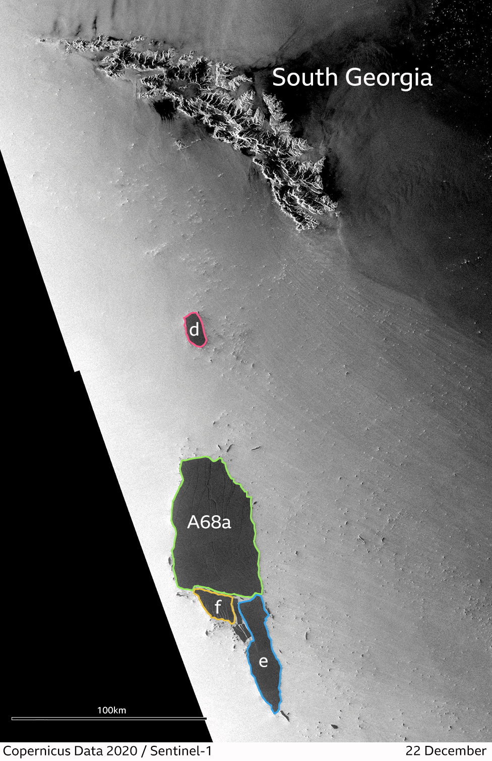 Giant Antarctic iceberg A68a is not done yet - BBC News