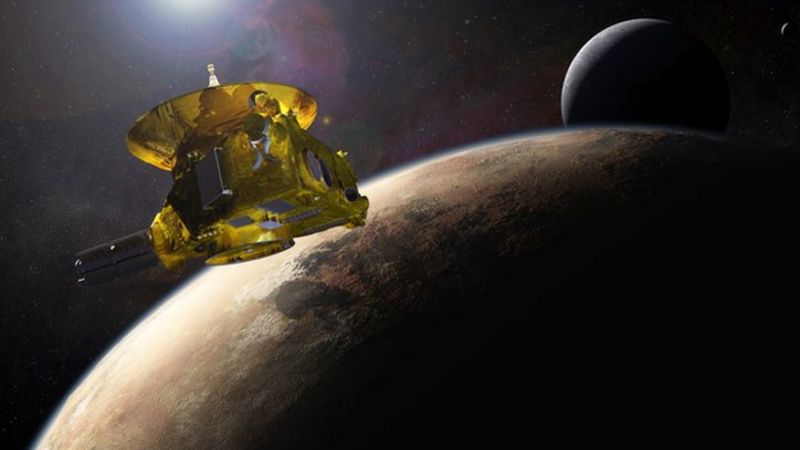 New Horizons: Nasa spacecraft speeds past Pluto - BBC News