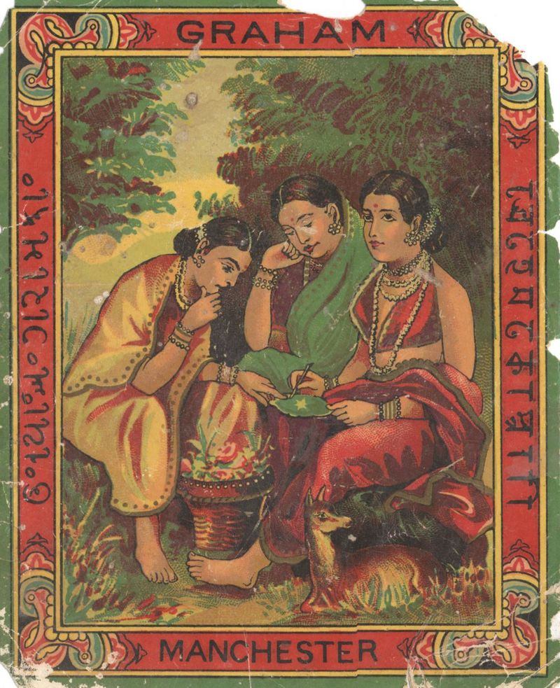 Rare India textile labels show evolution of cotton trade - BBC News