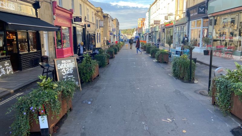 Chandos Road in Redland could be pedestrianised - BBC News