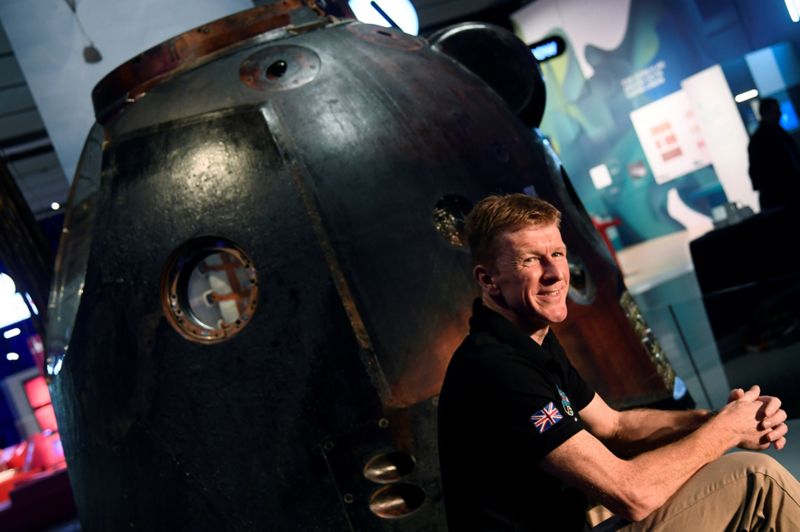 Tim Peake's capsule goes on display at Science Museum - BBC News
