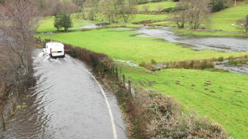 Devon and Cornwall flooding leaves roads shut and scuppers matches ...
