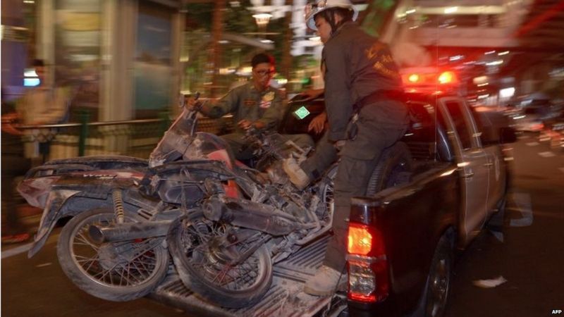 Bangkok explosion in pictures - BBC News
