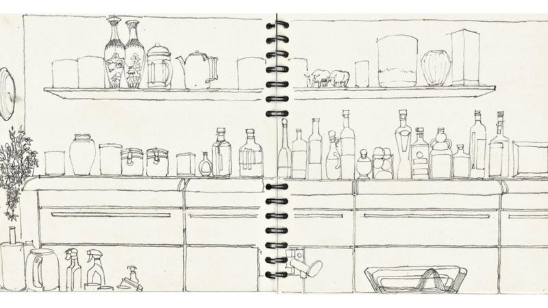 Coronavirus: Architect keeps lockdown sketchbook 'diary' - BBC News