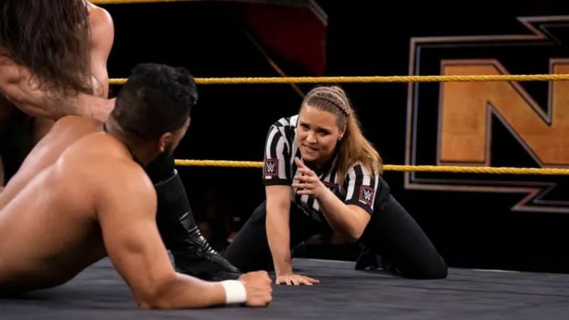 WWE: Jessika Carr is Smackdown's first full-time female referee - BBC ...