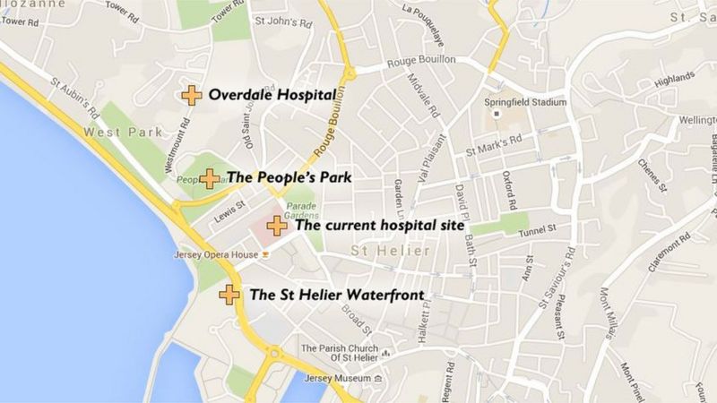 Jersey hospital to be in St Helier, minister confirms - BBC News