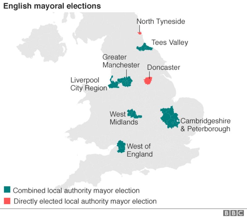 Election 2017: English mayoral candidates - BBC News