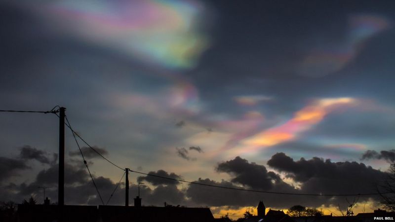 Your photos of nacreous clouds - BBC Weather