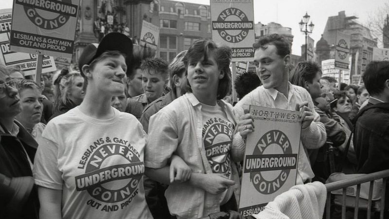 Manchester's LGBTQ history: Photos showcase 'iconic moments' - BBC News
