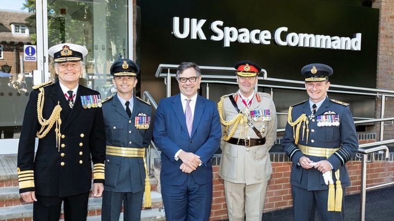UK military opens first space command centre - BBC News