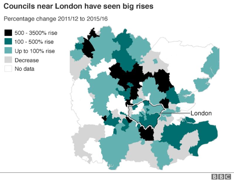 Councils spent £3.5bn on temporary housing in last five years - BBC News