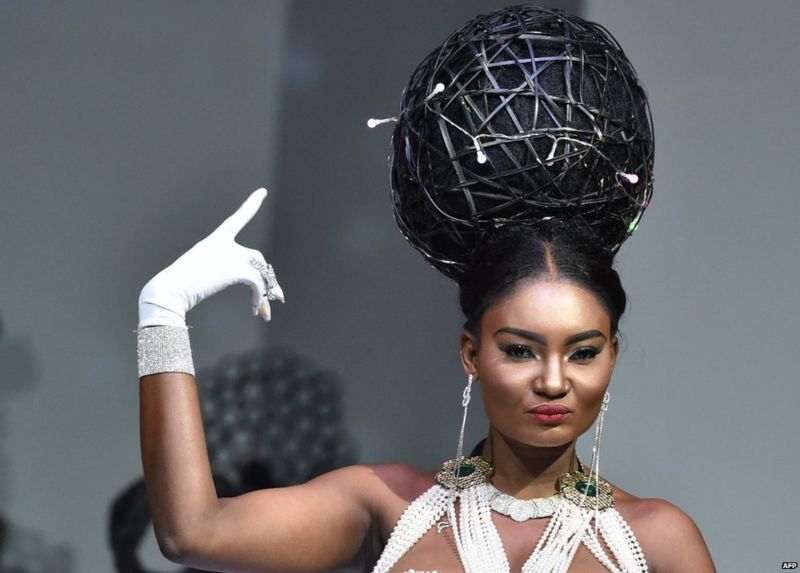 In pictures: Africa's high coiffure - BBC News