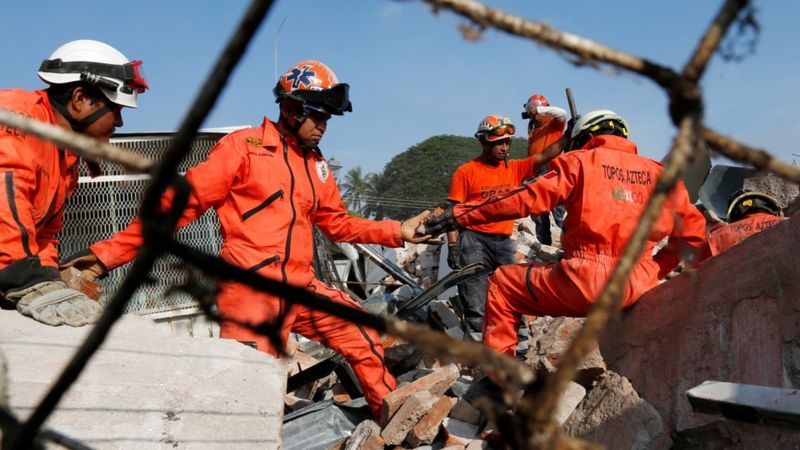 Who are Los Topos, Mexico's volunteer rescuers? - BBC News