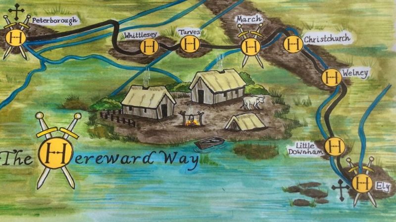 Hereward Relay race through Fens celebrates its 25th anniversary - BBC News