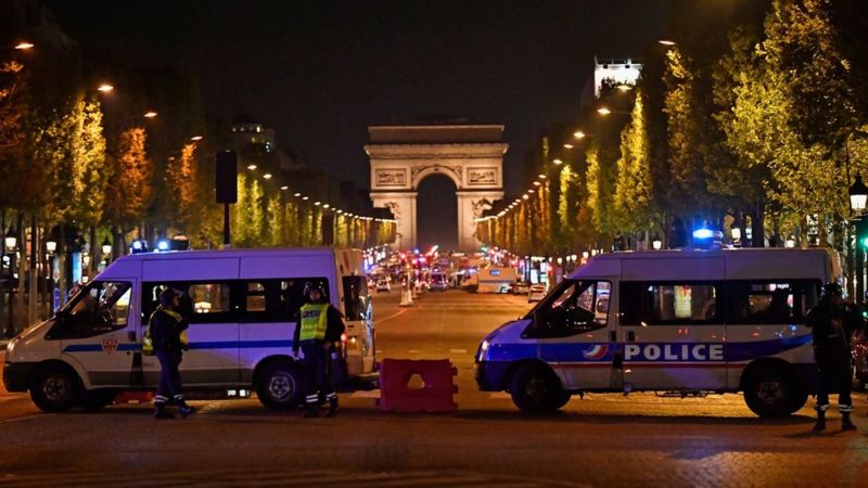 Paris police shooting: In pictures - BBC News