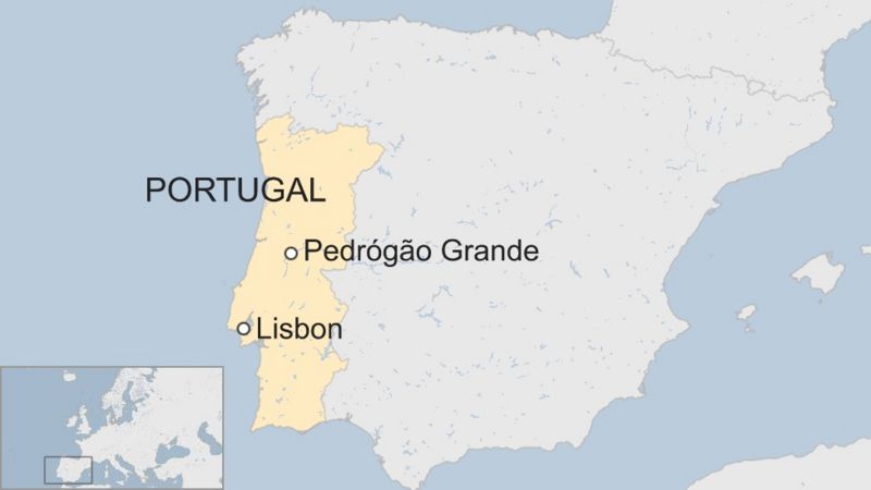 Portugal forest fires: Three days of mourning for 62 victims - BBC News