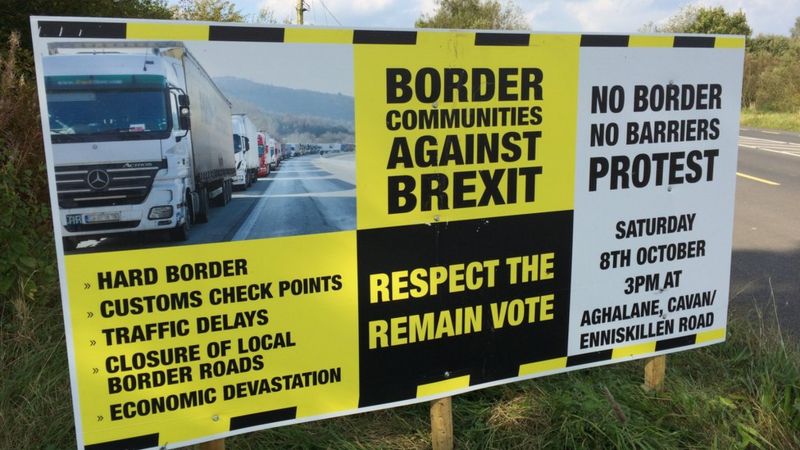 Brexit: UK and Irish governments work on keeping open border - BBC News