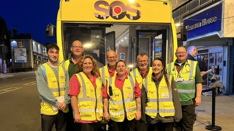 Norwich SOS bus has 'hope for future' after NHS funding cut - BBC News