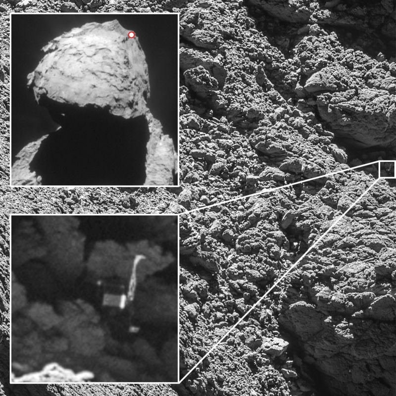 Philae: Lost comet lander is found - BBC News