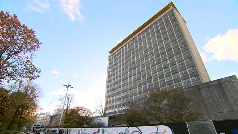 Plymouth Work Starts On Multi Million Pound Civic Centre Revamp Bbc News