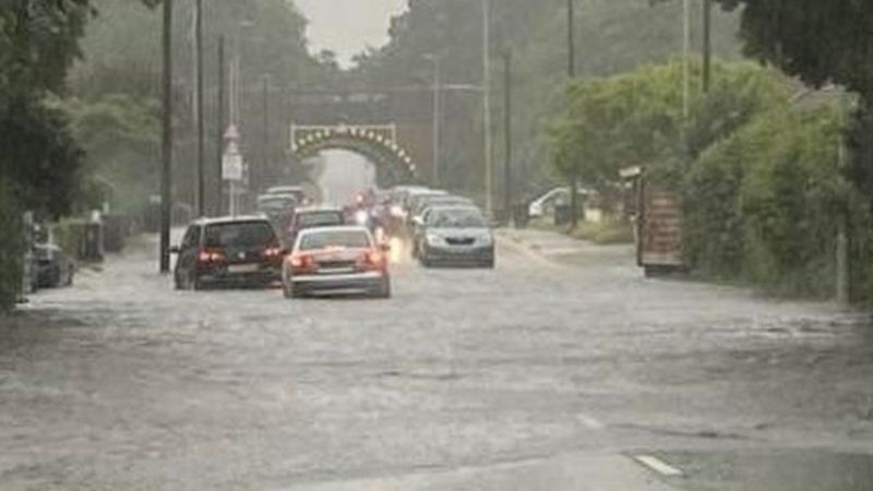 Work begins to fix A35 Dorchester bypass flooding - BBC News