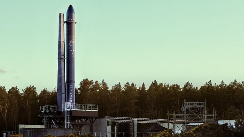 Scottish spaceport's prototype rocket unveiled - BBC News