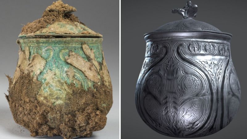 Galloway Viking-age treasure hoard begins national tour - BBC News