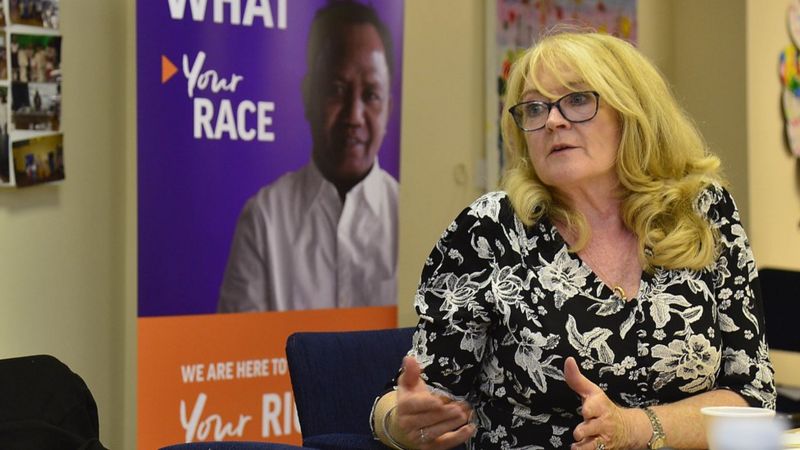 Racism in Northern Ireland 'feels like a blade' - BBC News